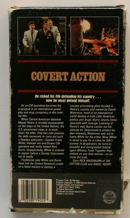 Covert Action (VHS 1988)Rare*** | eBay