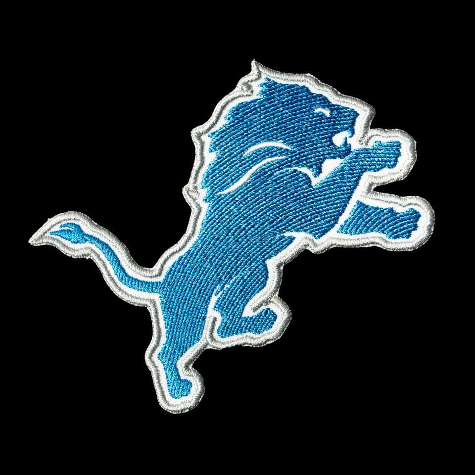 Detroit Lions Patch, American Football Team Logo, Sports Fan ...