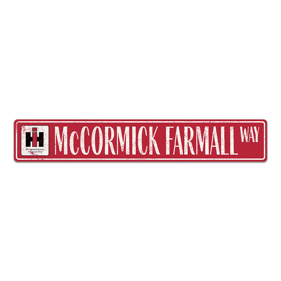 36" IH International Harvester McCormick Farmall Advertising Metal ...