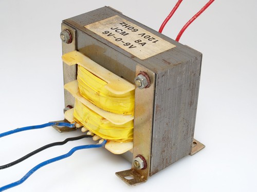 110VAC to 18VAC 8000mA 8A Center Tap Power Transformer 9V-0-9V 18V AC ...