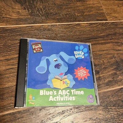 Vintage Blue's ABC Time Activities (PC) Blue's Clues CD-ROM Game ...