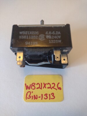 GE Range Burner Switch Wb21x226 Ks811352-1 1325w- 240v- 4.8-6.2A Free ...