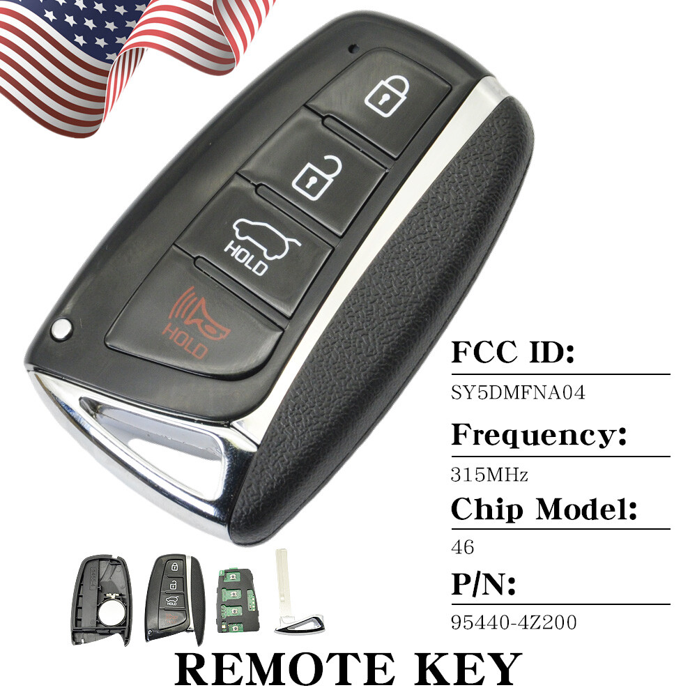 95440-4Z200 Remote Key Fob for Hyundai Santa Fe Sport 13 14 2015 2016 ...