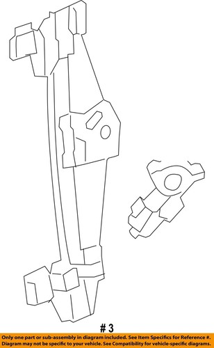 GM OEM 07-13 Sierra 1500 Rear Door Glass Hardware-Regulator 25885884 | eBay