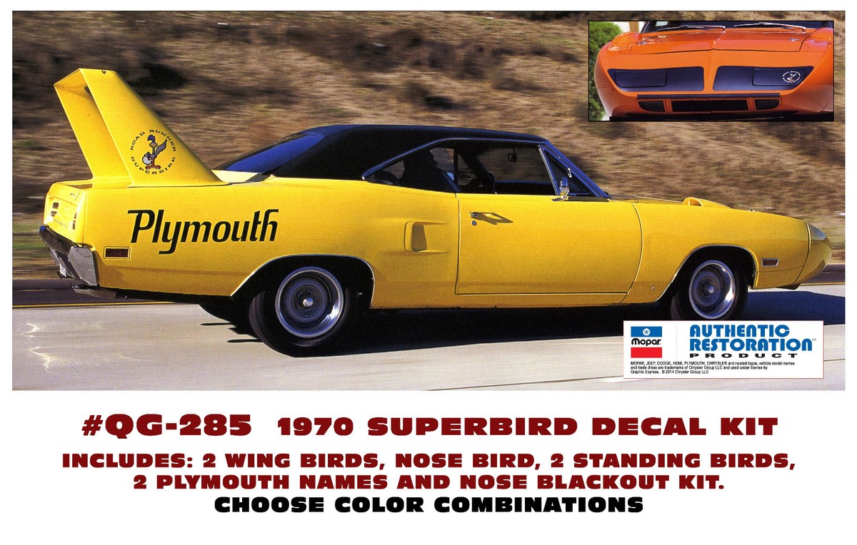 Colores Del Plymouth Superbird 1970 Carrera Digital 132, Plymouth