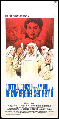1973 * Locandina Cinema "Beffe Licenzie et Amori del Decamerone Segreto ...