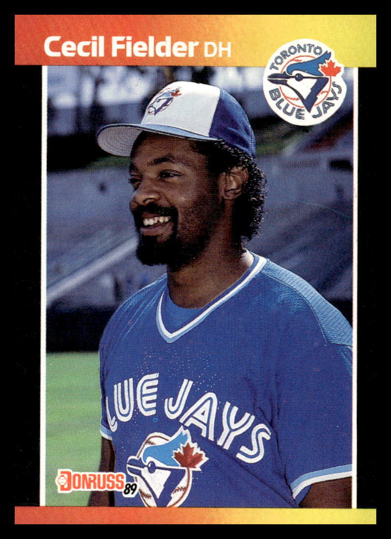 1989 Donruss #442 Cecil Fielder Toronto Blue Jays Baseball Card NM ...
