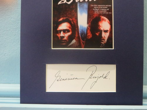 Christopher Plummer in "Murder By Decree" & Geneviève Bujold autograph ...