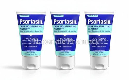 3 Pack Psoriasin Deep Moisturizing Ointment - 2% Coal Tar Stops ...