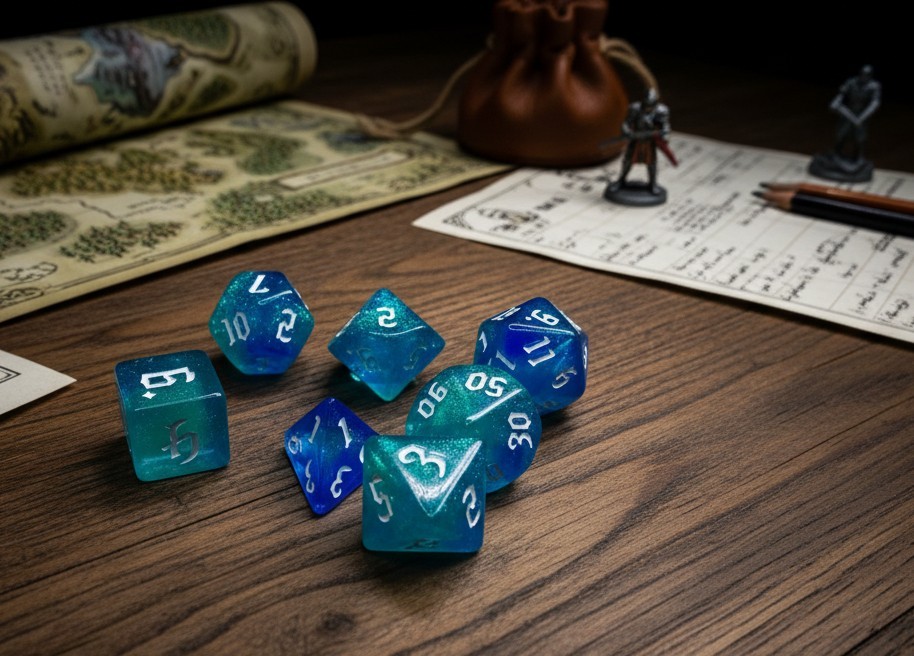 DND Acrylic Dice Set - D&D Sorcerer Class | eBay
