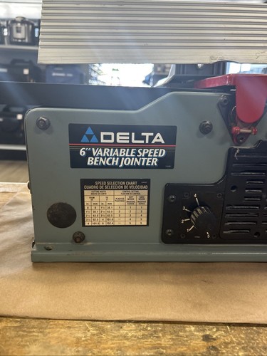 Vintage Delta 6 inch varibale speed bench jointer | eBay