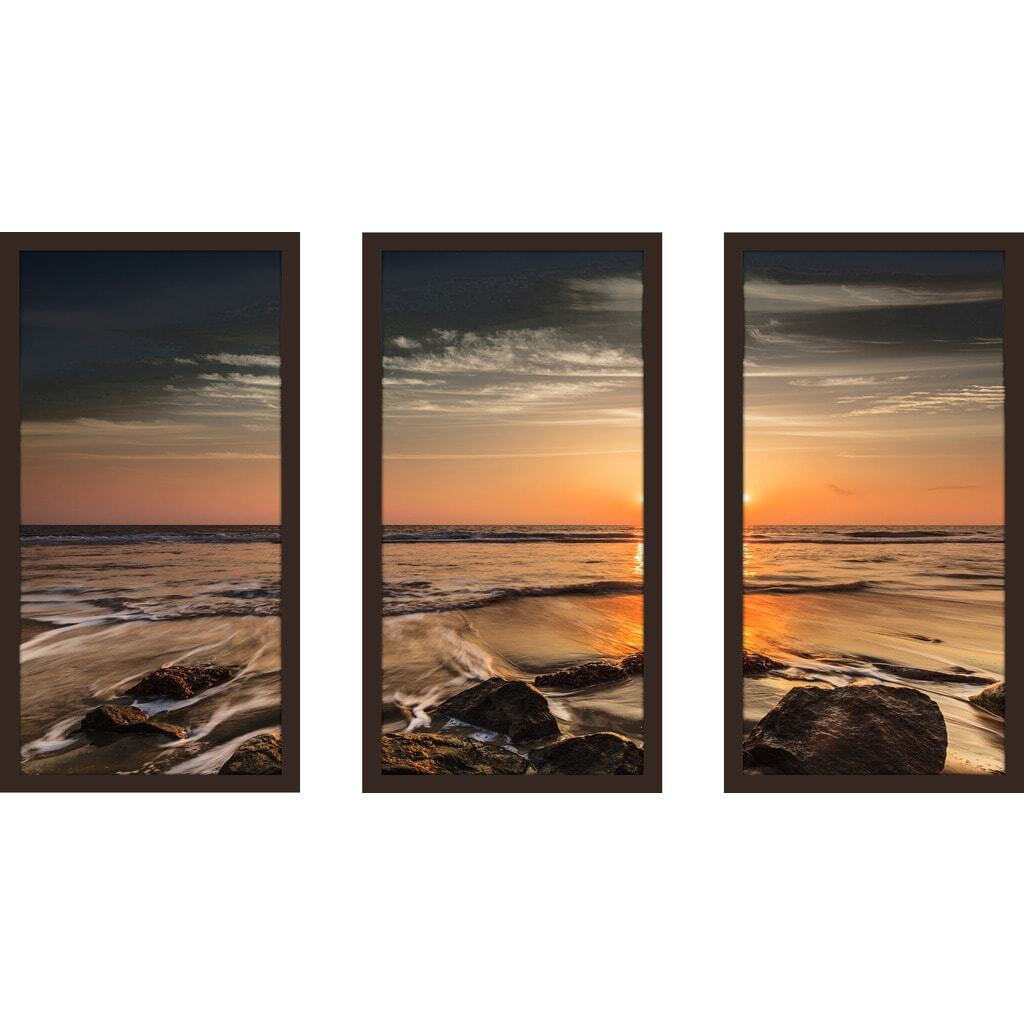 "Sense Of Direction" Framed Plexiglass Wall Art Set of 3 Large | eBay