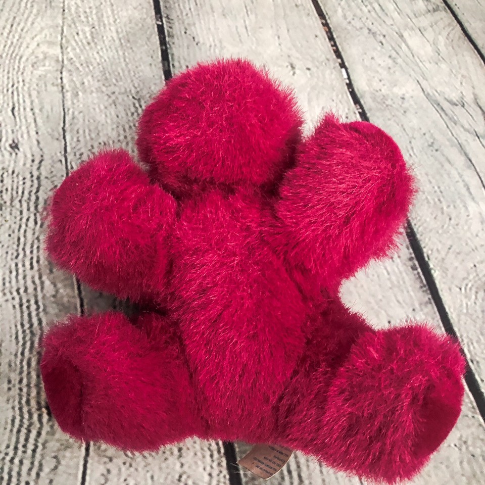 Applause Puppy Dog Plush Franny Fuchsia Pink Purple Black Nose Glitter ...