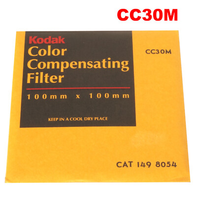 Kodak color compensating Filter 100x100 mm. No. CC30M | eBay.de
