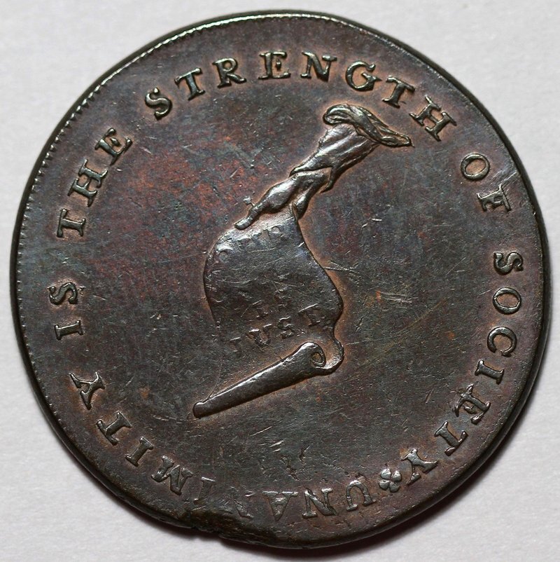 (c1790's) Plain Edge - Kentucky Token - US Colonial Copper Coin | eBay