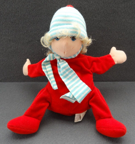 Folktails Hush Baby Toddler Hand Puppet Red Outfit Human Boy Girl VTG ...