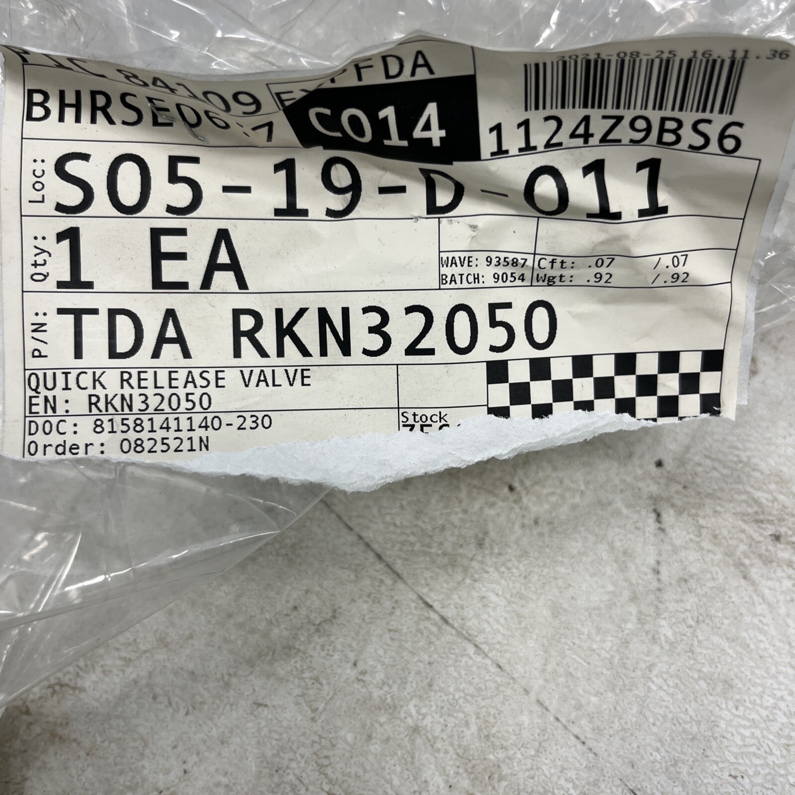 Meritor WABCO RKN32050 Quick Release Valve for sale online | eBay