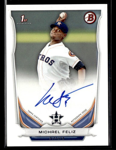 2014 Bowman Prospect Autographs #PAMF Michael Feliz | eBay