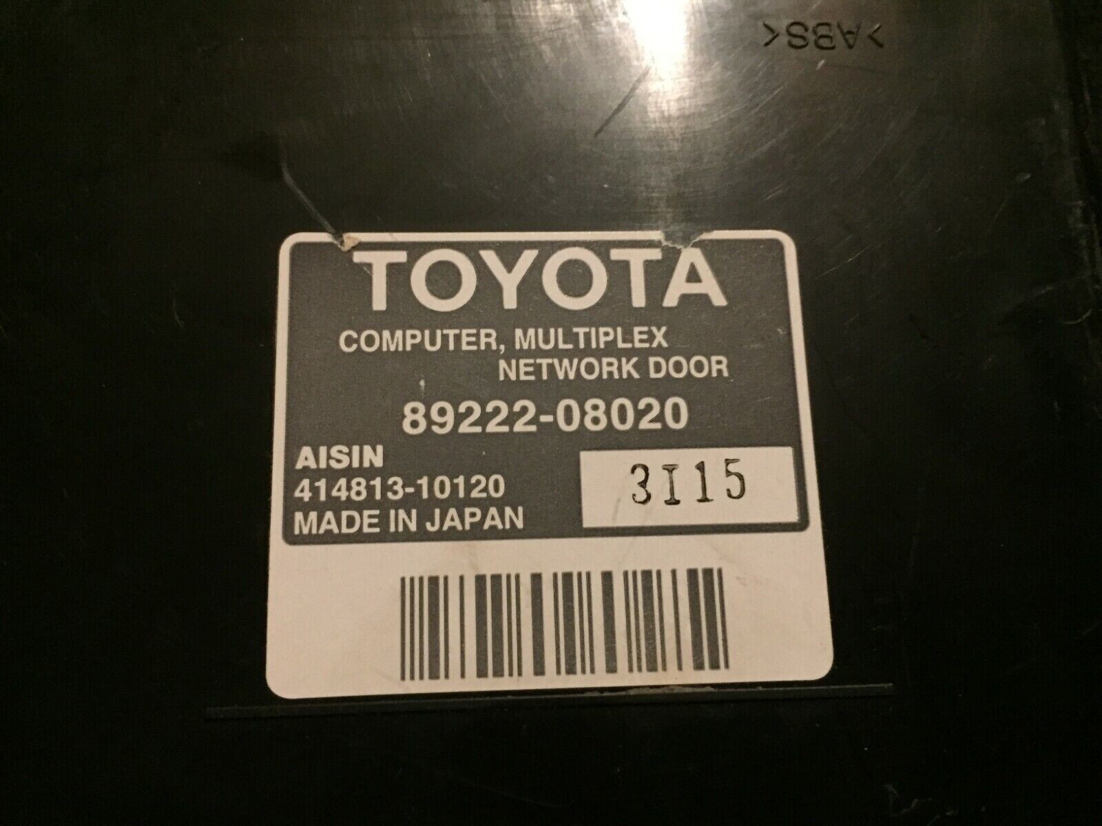 04-05 TOYOTA SIENNA DOOR MULTIPLEX 89222-08020, 414813-10120 | eBay