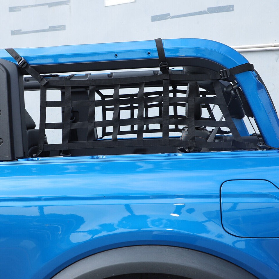 Rear Side Trunk Cargo Net Restraint Mesh Protection For Ford Bronco ...