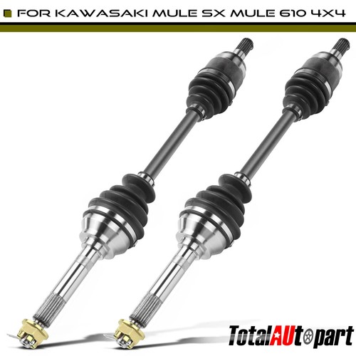 2x CV Axle Assembly for Kawasaki Mule 610 Mule SX 05-16 Mule SX Front ...