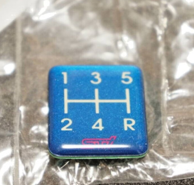 OEM Subaru Impreza STI Manual Shift Pattern Emblem 5MT Sticker for ...