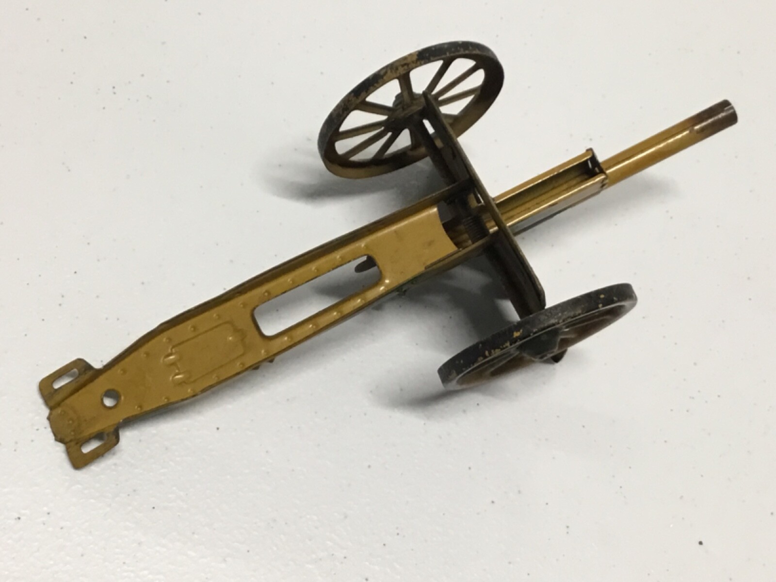 Elastolin Marklin gun MILITARY CANNON METAL TOY RARE soldier howitzer ...