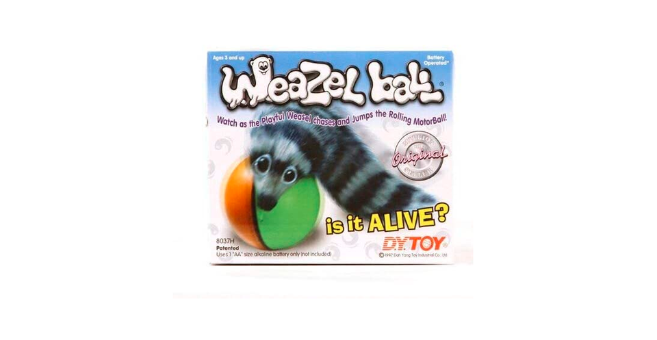 Moving Weasel Roll Ball Best Cat Toys Interactive Teaser Chase Battery ...