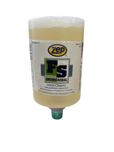 Zep FS Antimicrobial Hand Cleaner With Quaternary Ammonium Pack Of 6 (1 Liter) | eBay