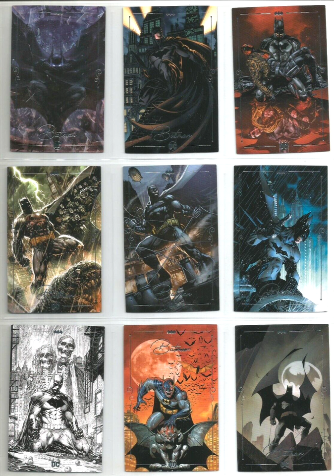 DC Comics BATMAN Basic Cards Full Set 97/97 + Checklist PERU 2022 ...