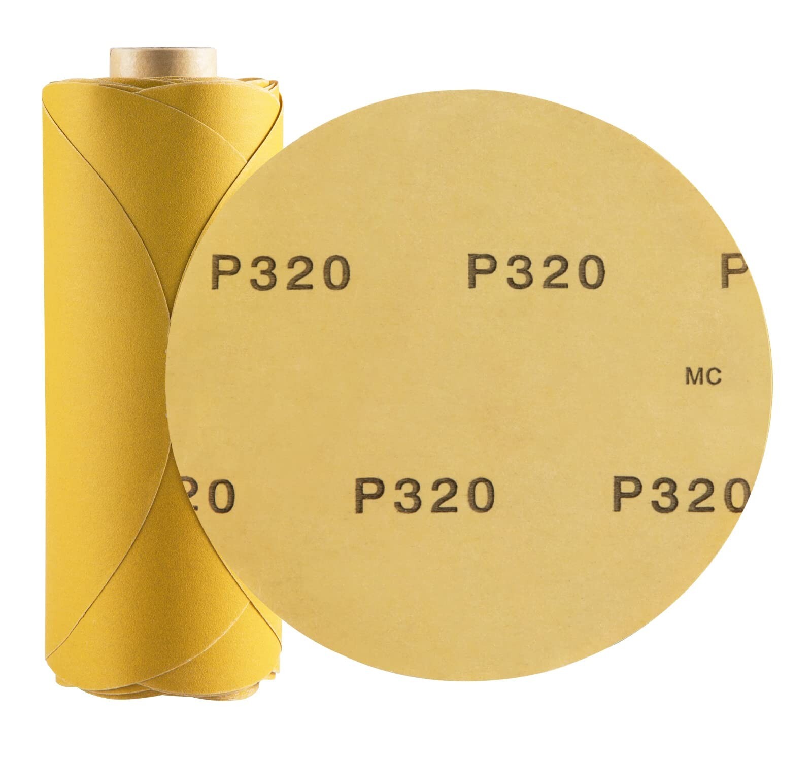 Shawya 100 PCS 6 Inch PSA Sanding Discs 320 Grit Sticky-Back Sandpaper ...