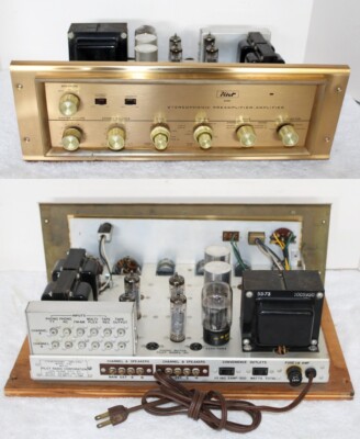 Pilot Radio 240 Integrated Amplifier w/ EL84 From 1051 MCM Console ...