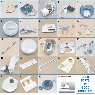 SINGER QUANTUM 9910 USED PARTS IN GOOD CONDITION SOME FIT OTHERS SEE ...