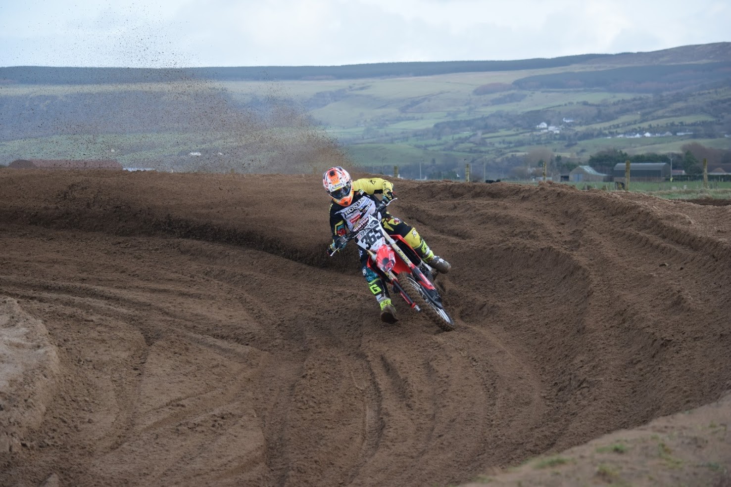 Risk Racing Ventilate Large motocross jersey Digital Yellow Motorrad X ...