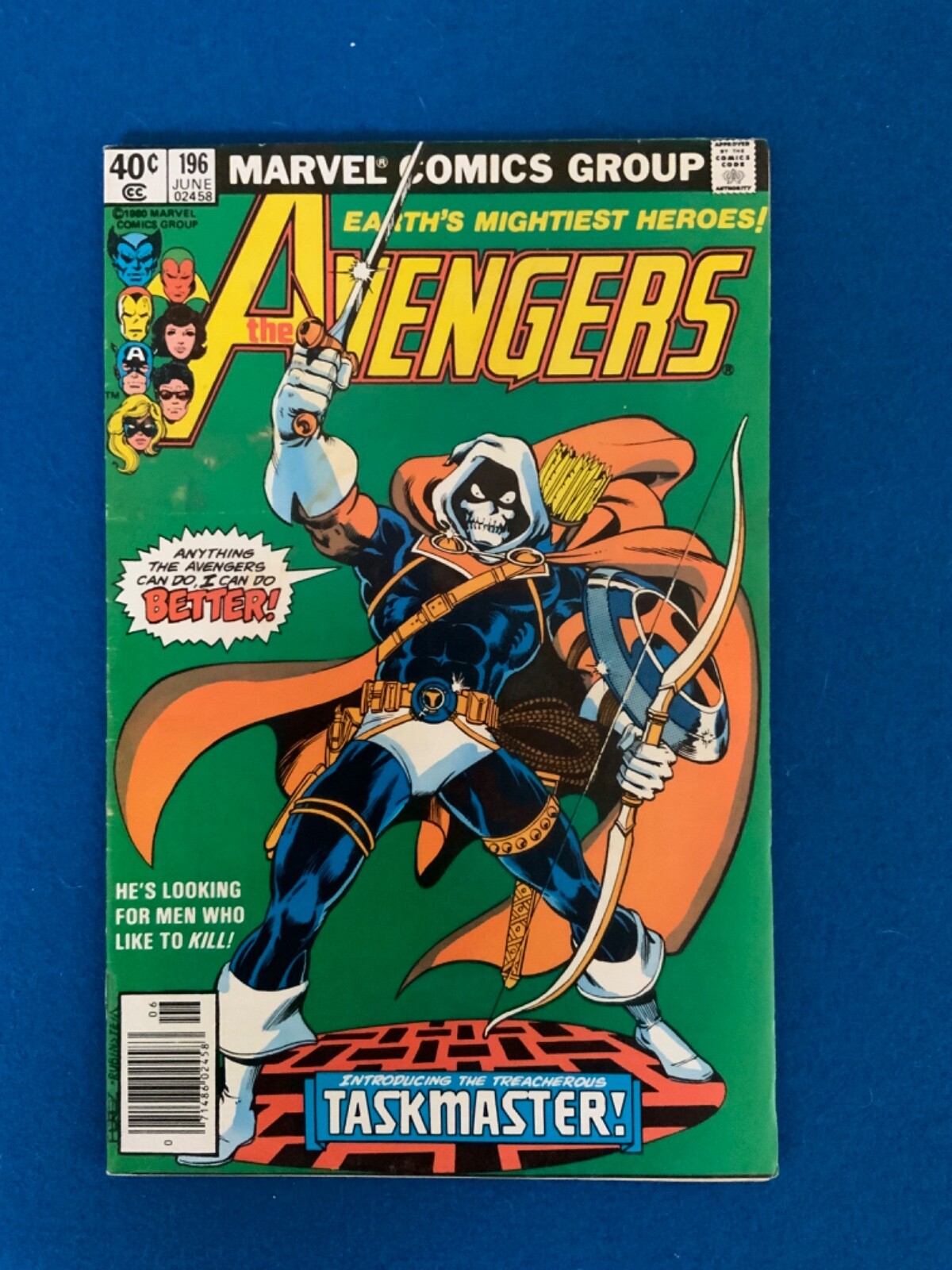 Avengers #194 #195 #196 #197 1980 1st Taskmaster Marvel Comics David ...