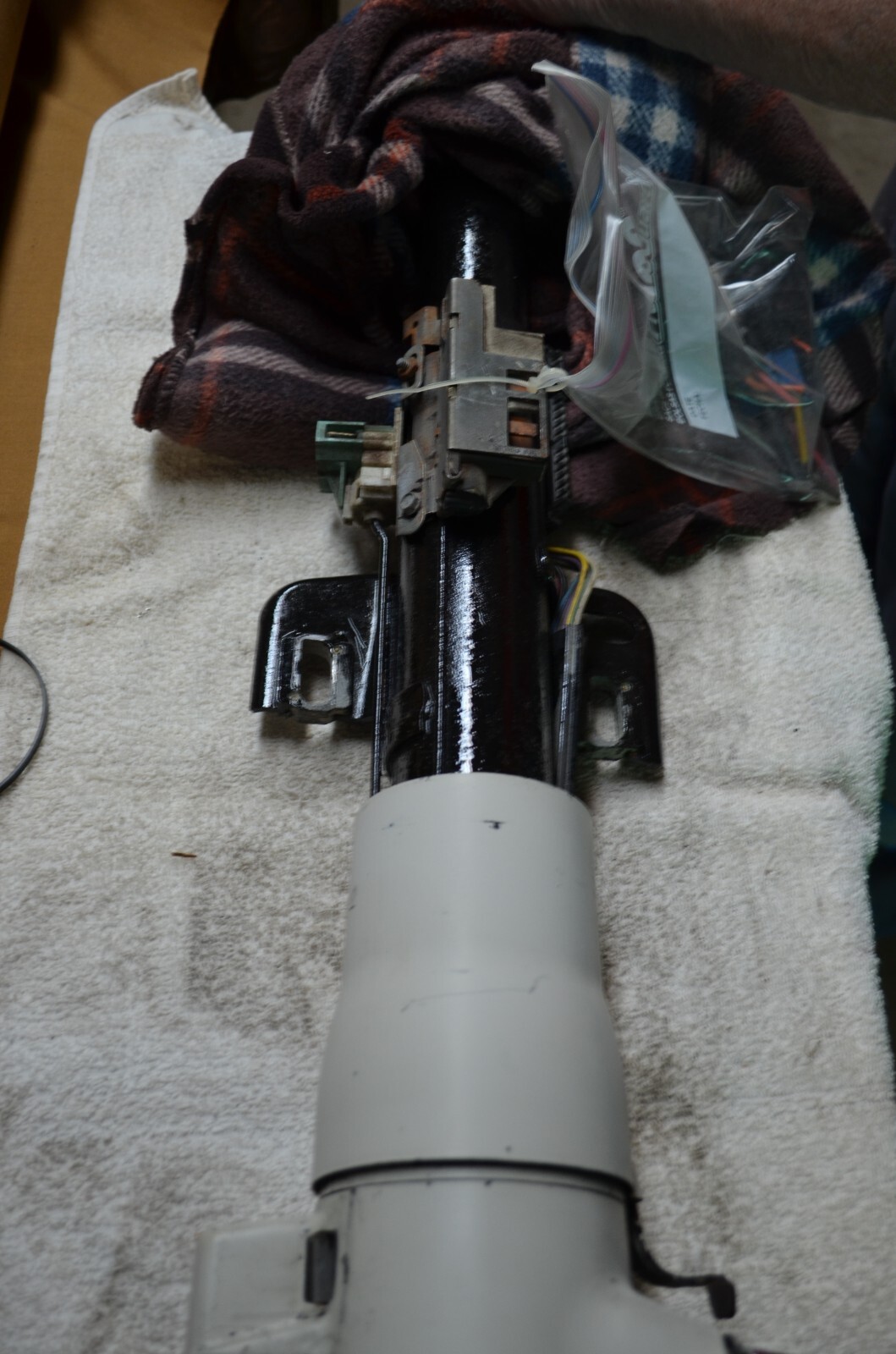 1978-82 C3 Corvette Tilt Telescopic Steering Column Assembly with keys ...