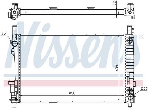 RADIADOR MERCEDES BENZ CLASE B W245 - OE: A1695000003 / A1695002103 ...