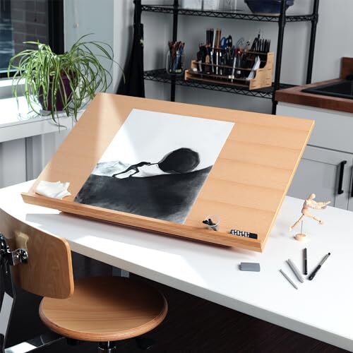 Extra Large 19.75 X 29.5 Adjustable Portable Drawing Board Stand Easel ...
