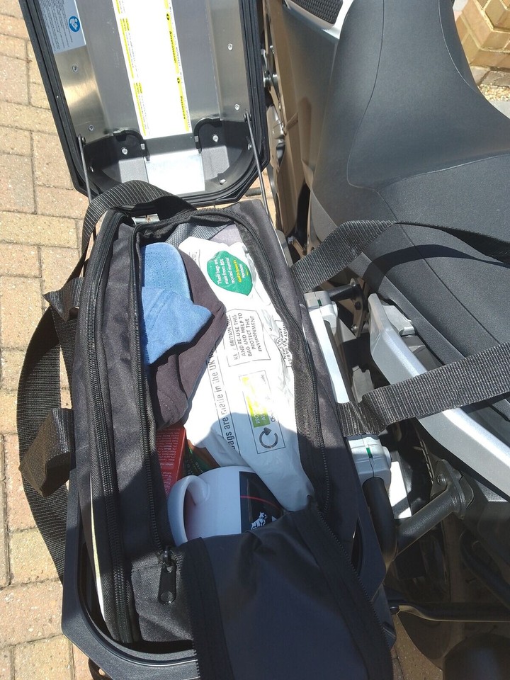 PANNIER LINER BAGS & TOP BOX BAG TO FIT TRIUMPH EXPEDITION ALUMINIUM ...