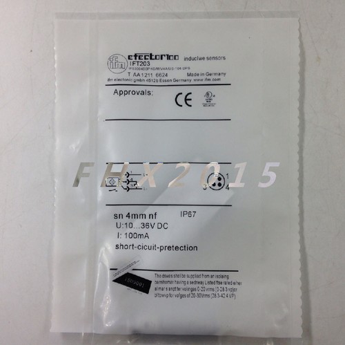 IFM IFT203 INDUCTIVE SENSOR METAL THREAD STAINLESS STEEL NEW | eBay