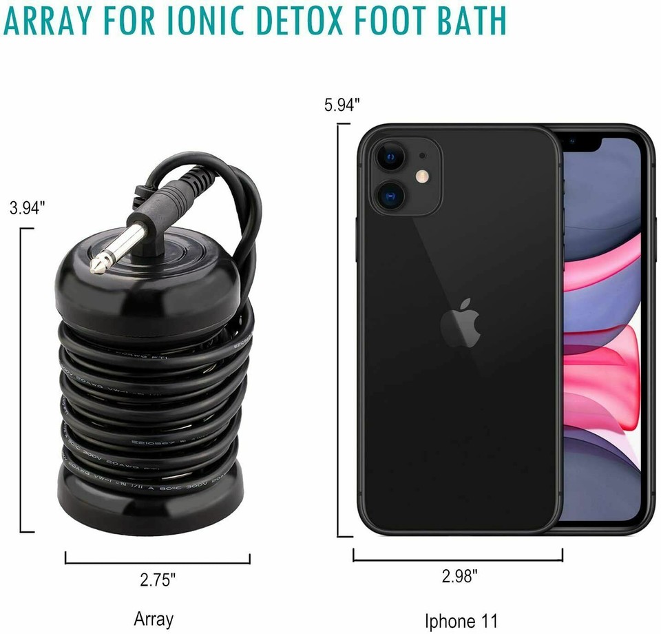 Ionic Foot Spa Bath Detox Machine Home Use Remove Toxin System w ...