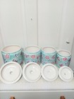 Rare Vintage Canisters Set Of 4 Personalized Ceramic Multi Colored ...