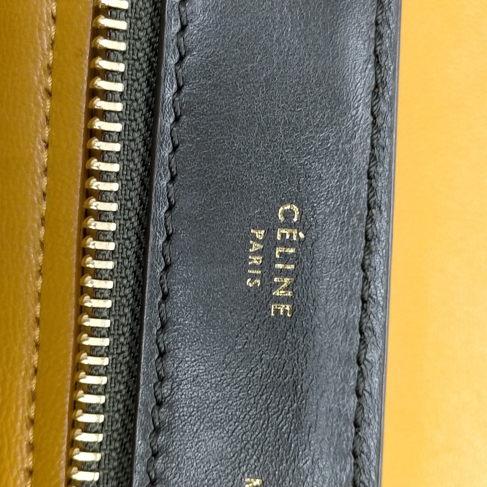 CELINE Hand Bag Black Leather 1271907 | eBay