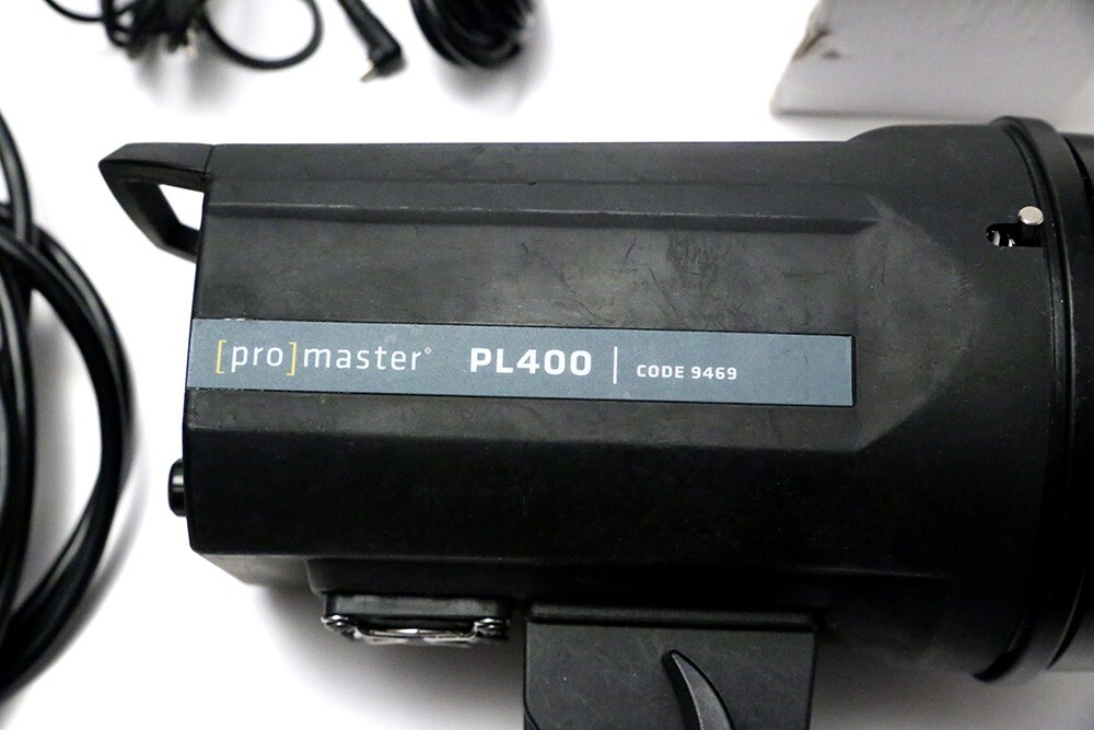 ProMaster PL400 Advanced LCD Control Studio Light with Tube Power Cord ...
