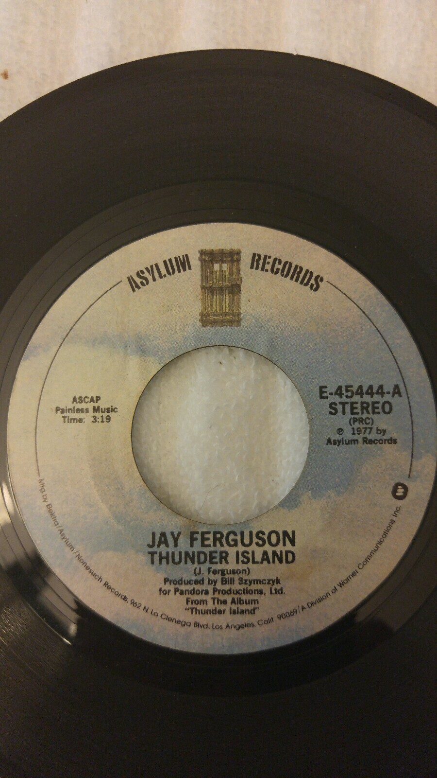 JAY FERGUSON - Thunder Island / Magic Moment - 7" 45RPM Vinyl Record ...