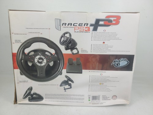 (NEW) MadCatz Racer P3 Wheel & Pedals for Playstation 3 PS3 G02-08820 ...