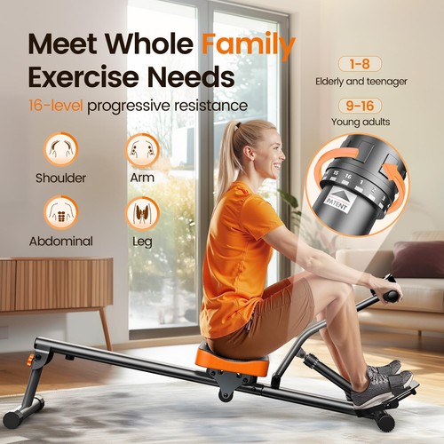 Niceday Rowing Machine, Hydraulic Rowing Machine for Home Use, Rower ...