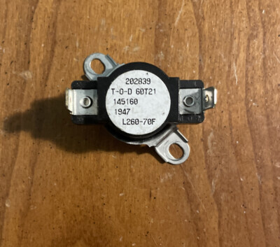 OEM Genuine Frigidaire Dryer High Limit Thermostat, Part #3204267 ...
