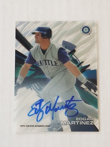 Edgar Martinez 2015 Topps High Tek Autograph Auto SP Card Seattle ...