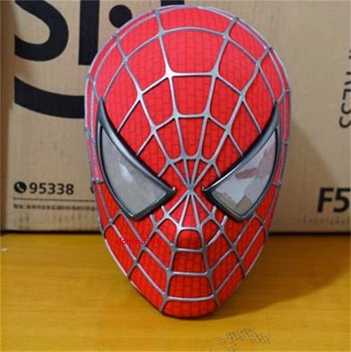 Movie Spider-Man Tobey Maguire Cosplay Mask Full Face Headgear Halloween Prop | eBay